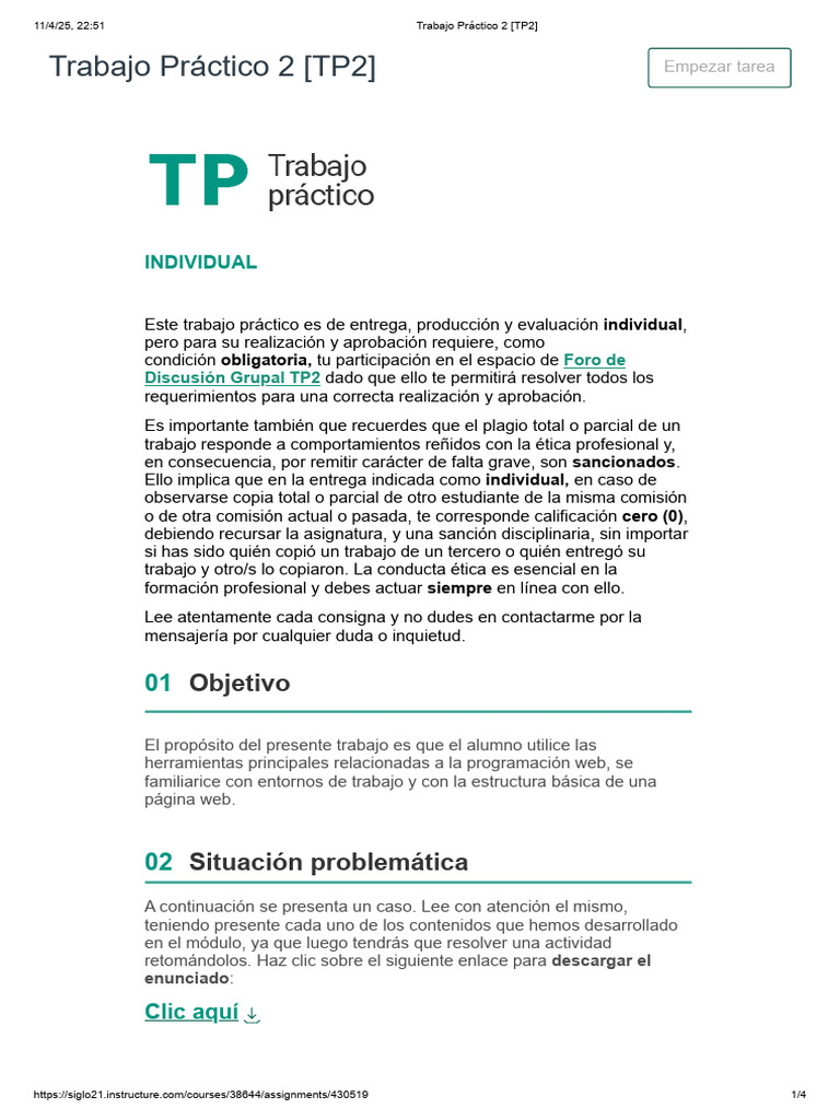 Trabajo Práctico 2 (TP2) Desarrollo Web | PDF | Php | Ingeniería de software