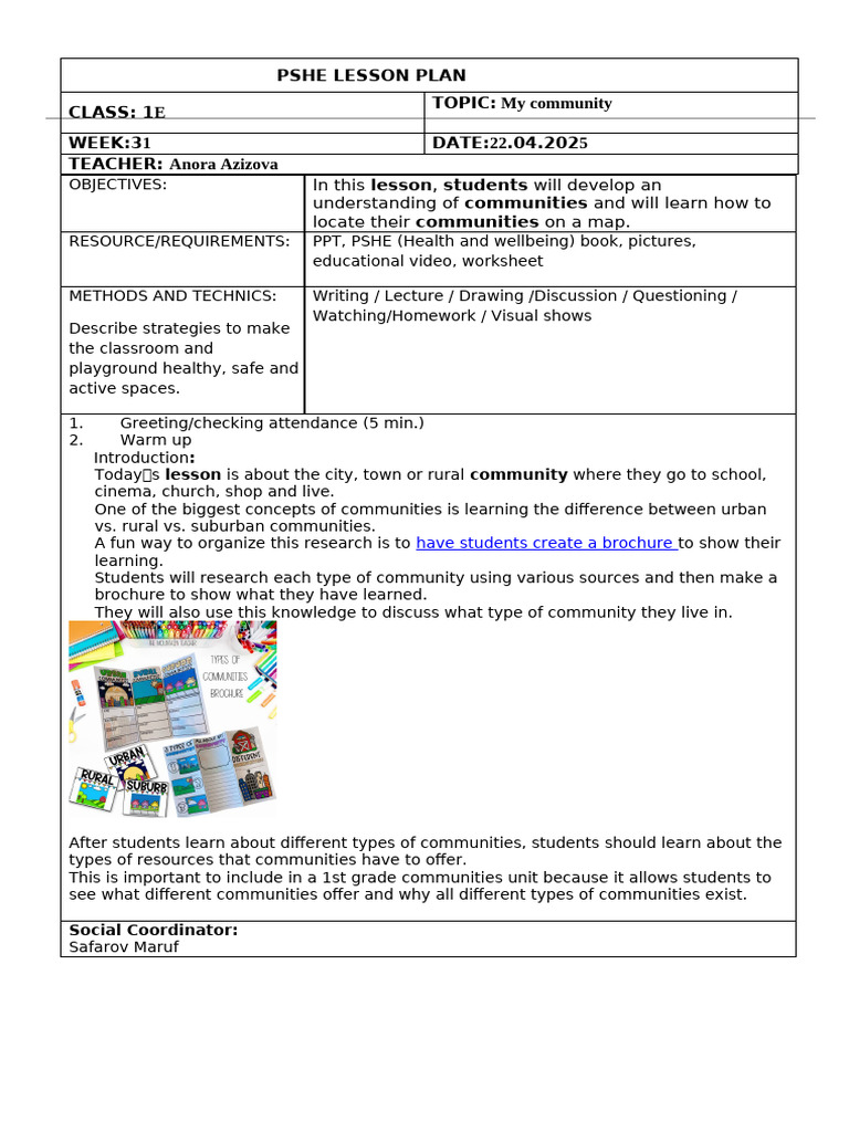 Pshe Week 30 | PDF
