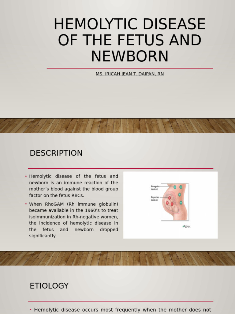 Understanding Hemolytic Disease in Newborns | PDF | Blood Type ...
