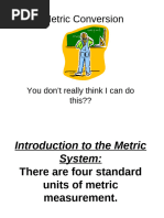 Metric Conversion Ladder | PDF