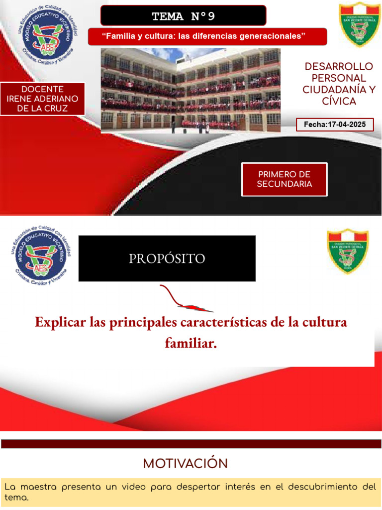 Cultura Familiar y Diversidad Generacional | PDF | Familia | Ciencias ...