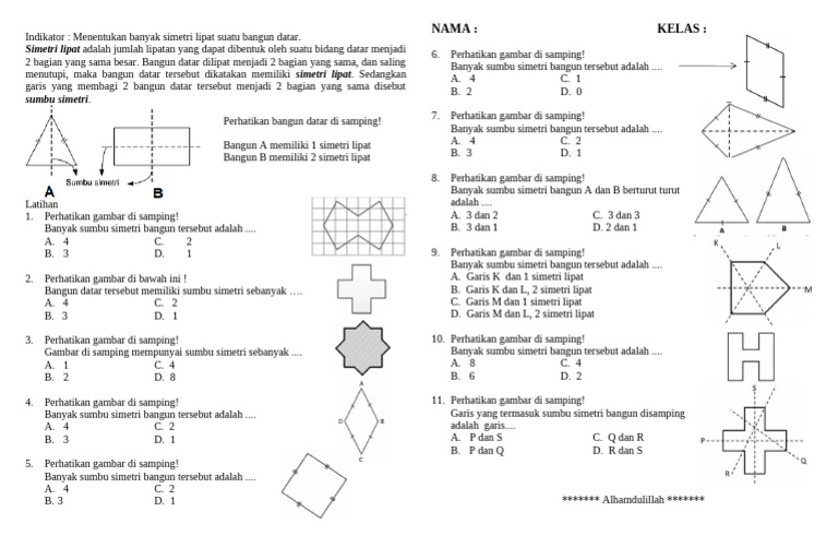 Latihan Simetri | PDF