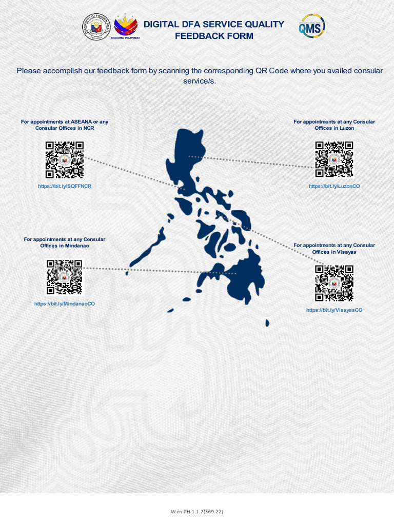 DFA Service Quality Feedback Form | PDF