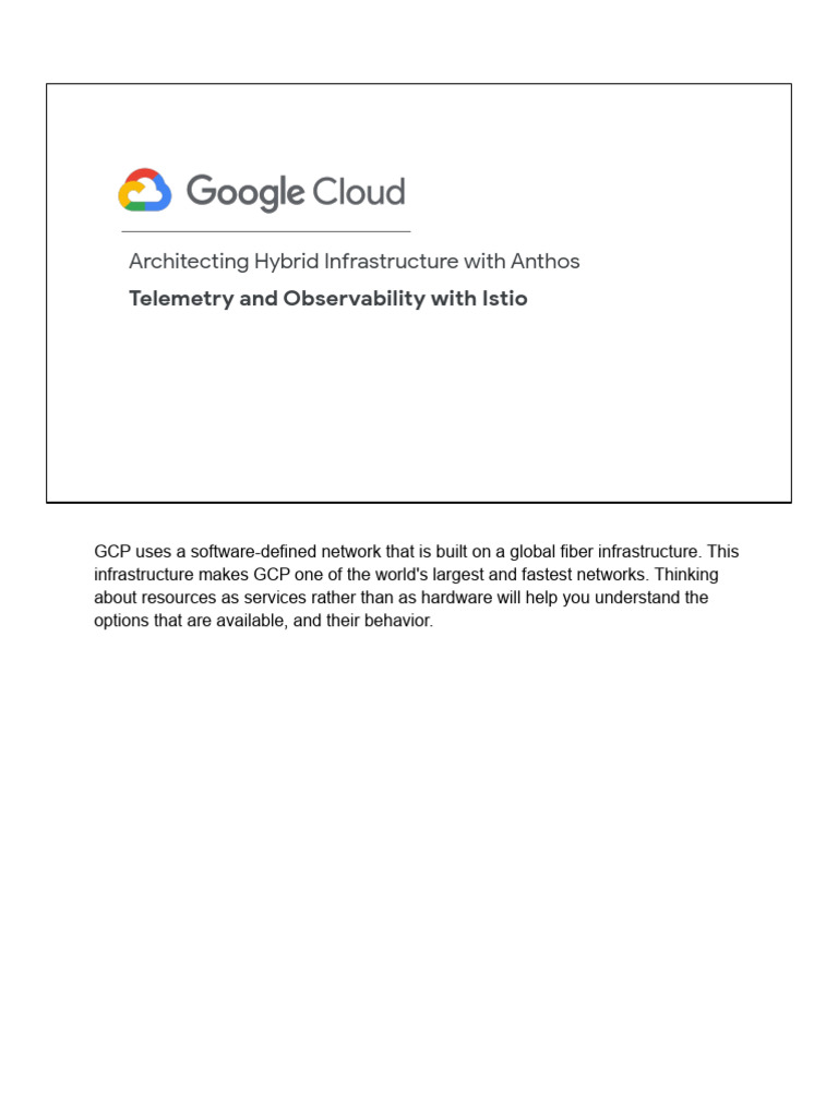 04 - Telemetry and Observability With Istio | PDF | Cloud Computing | Telemetry