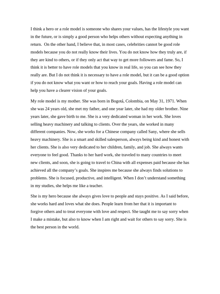 Role Model | PDF