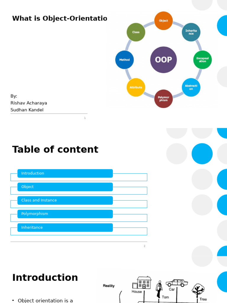 Intro To Object Orientation Pdf Object Oriented Programming Method Computer Programming 7083