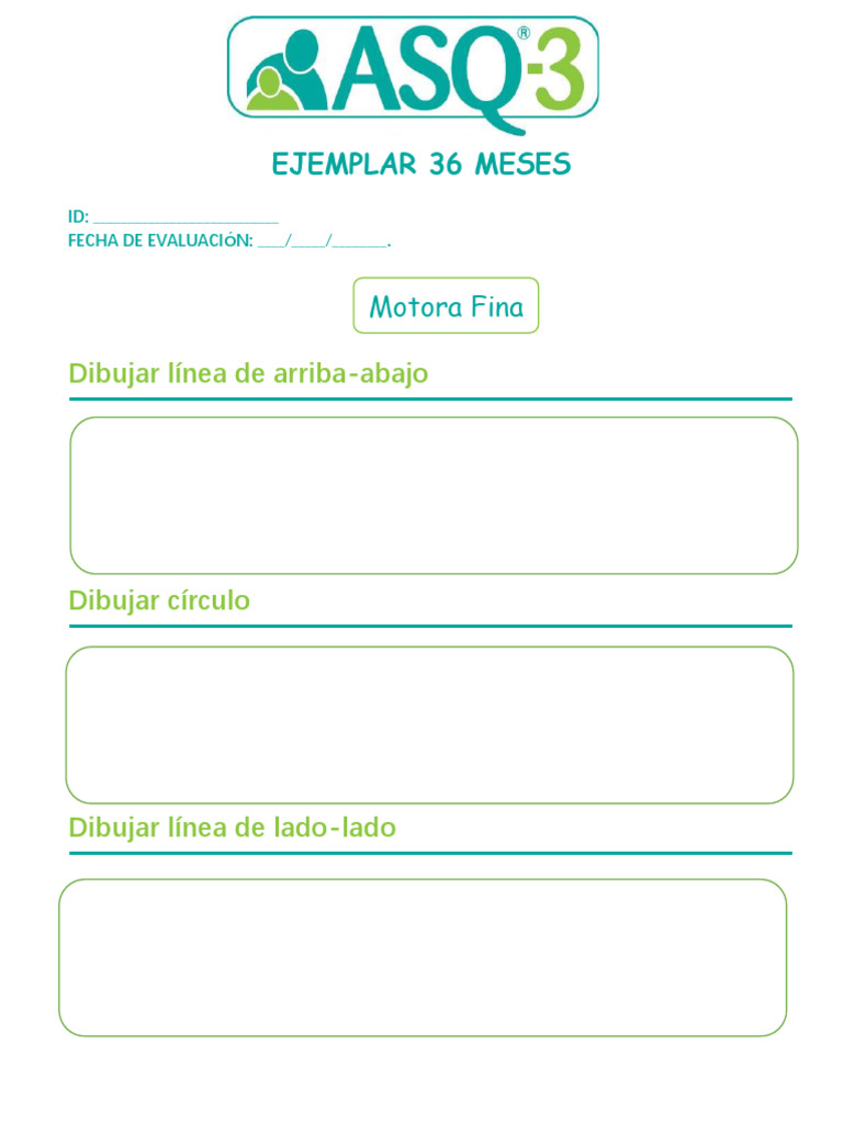 EJEMPLAR 36 MESES ASQ-3 | PDF