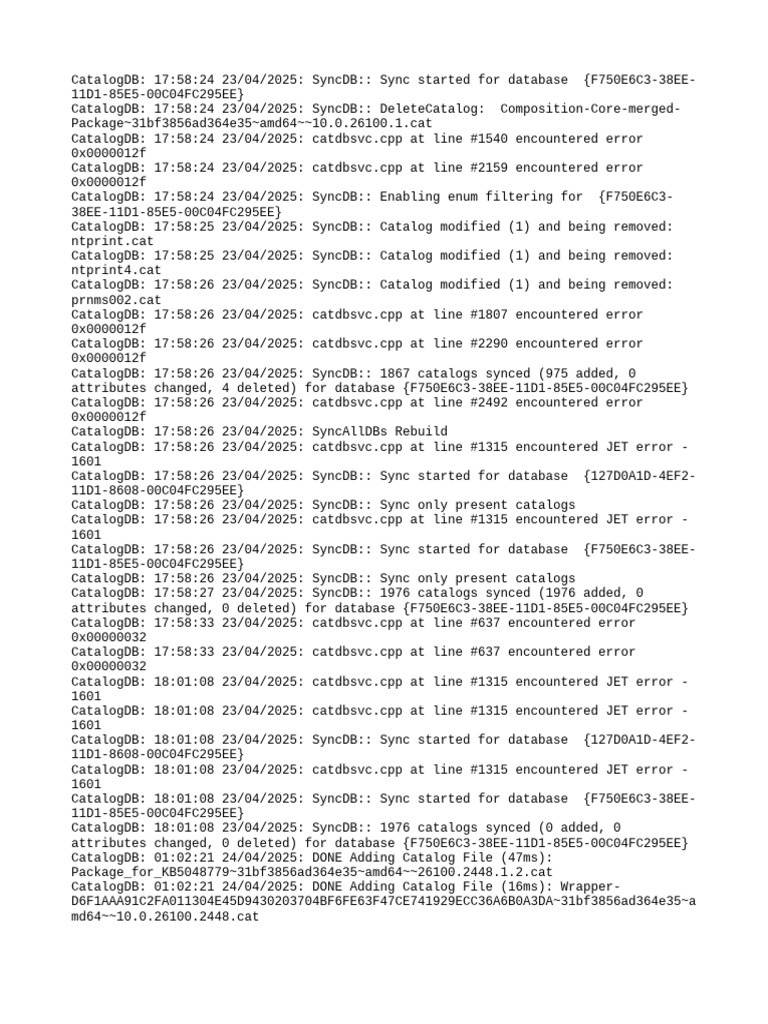 dberr | PDF | Microsoft Windows | Software