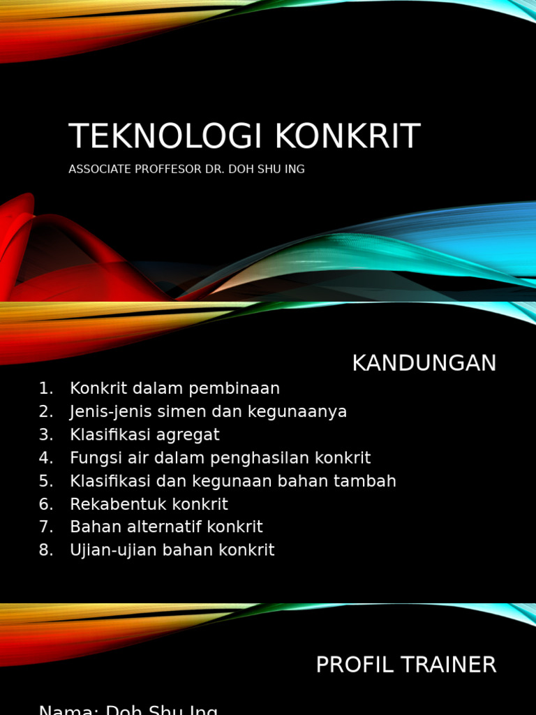 Konkrit Dalam Pembinaan (Done) | PDF