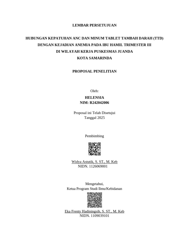 LEMBAR PERSETUJUAN Acc | PDF