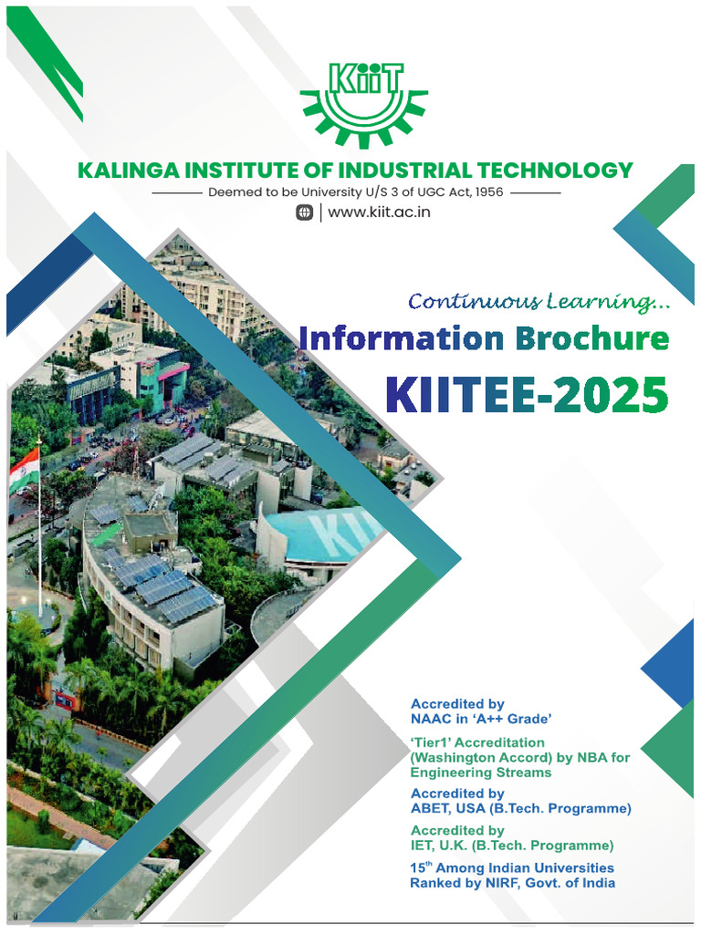 KIITEE 2025 Admission Policy Guide | PDF | Bachelor's Degree | Academic ...