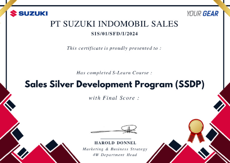 E - Certificate | PDF