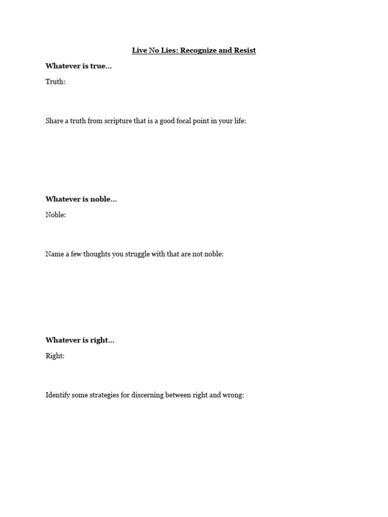 YA Study Worksheet | PDF