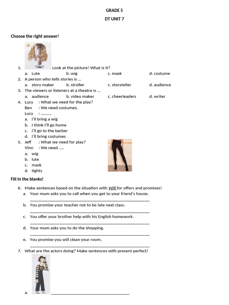 GRADE 5 Unit 7 | PDF