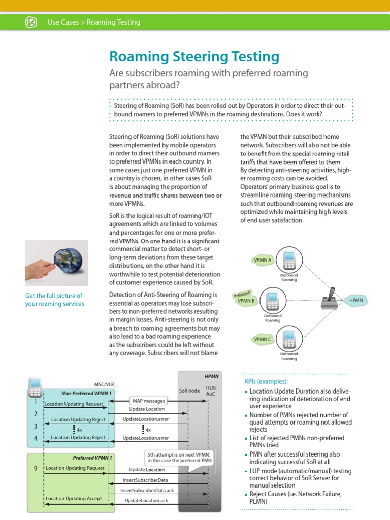 Roaming Steering for Operators | PDF | Roaming | Digital Technology