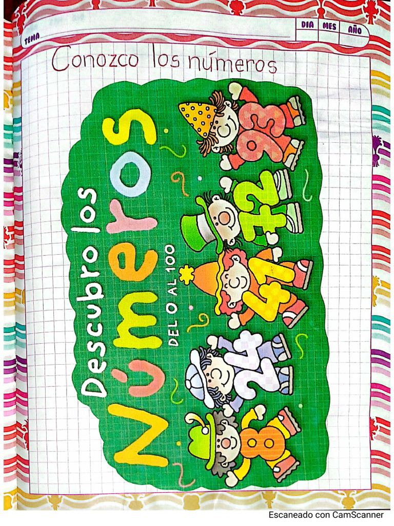 Conozco Los Números Del 0 Al 10 | PDF