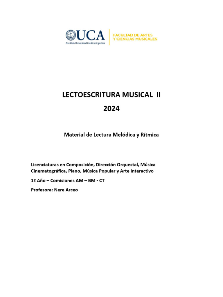 Lectoescritura II - Material de Lectura | PDF