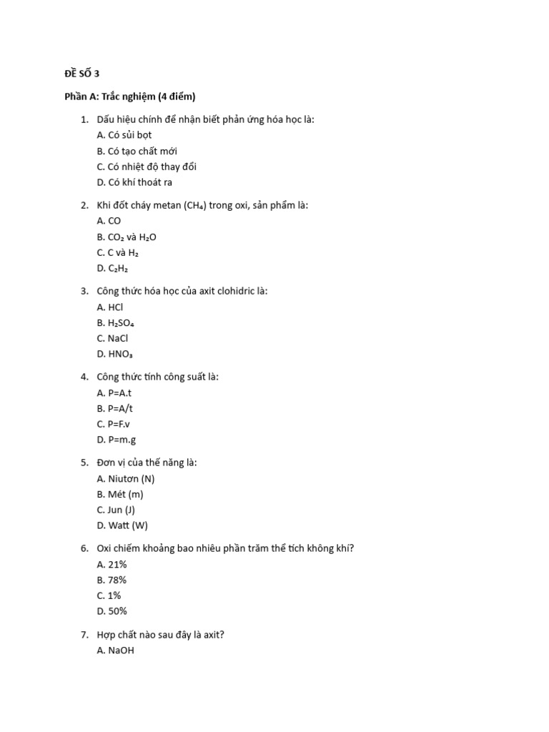 ĐỀ ÔN TẬP HK2 1104 (2) KHTN 8 Kết nối tri thức | PDF