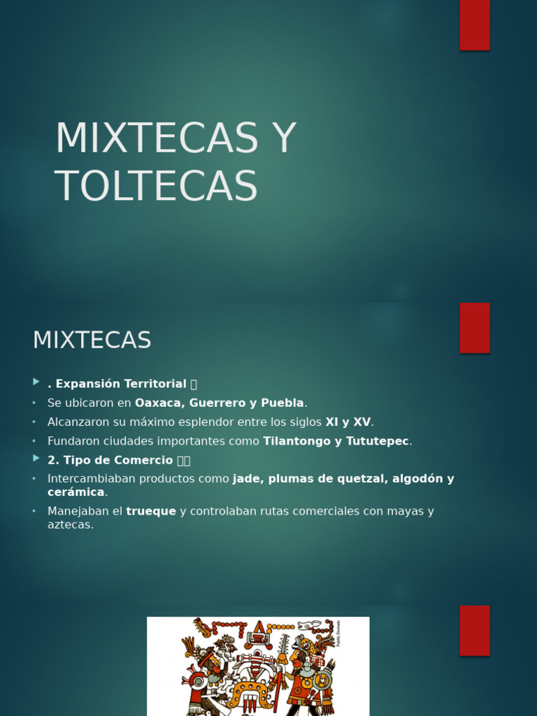 Mixtecas y Toltecas: Cultura y Legado | PDF | Mesoamérica | Cultura de ...