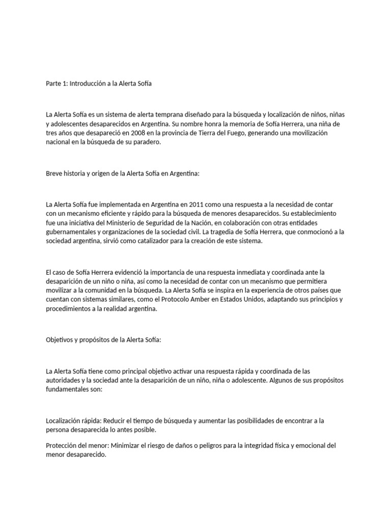 Alerta Sofia 01 | PDF | Medios de comunicación) | Comunidad