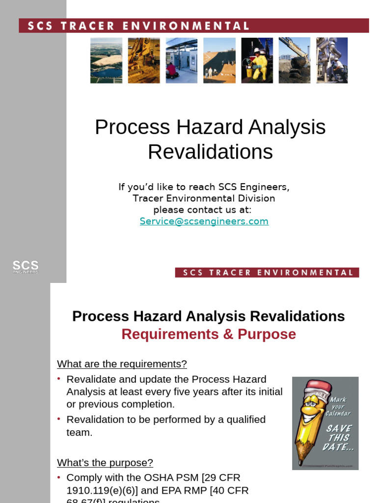 SCS Engineers Tracer Process Hazard Analysis Revalidations - RETA 2012 ...