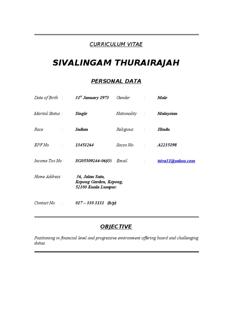 Siva Resume | PDF | Audit | Ubs