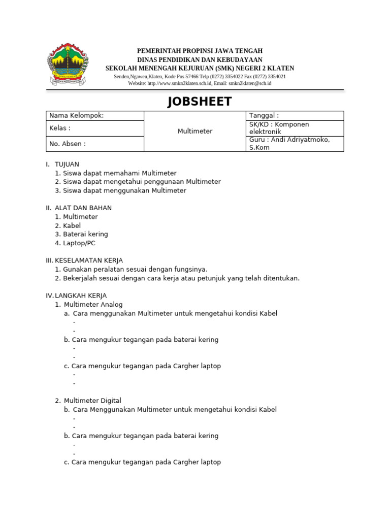 Panduan Praktis Penggunaan Multimeter | PDF