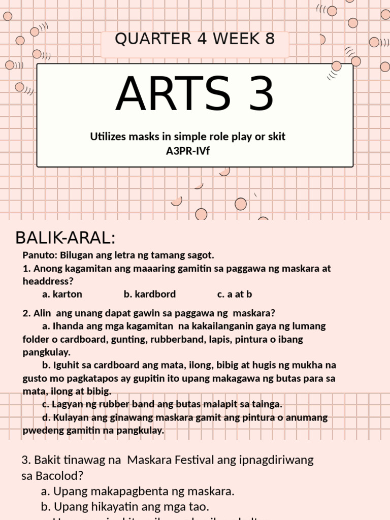 Q4 Arts3 Week8 | PDF
