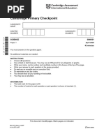 Cambridge Primary Checkpoint: Science 0846/01 | PDF | Planets | Sun