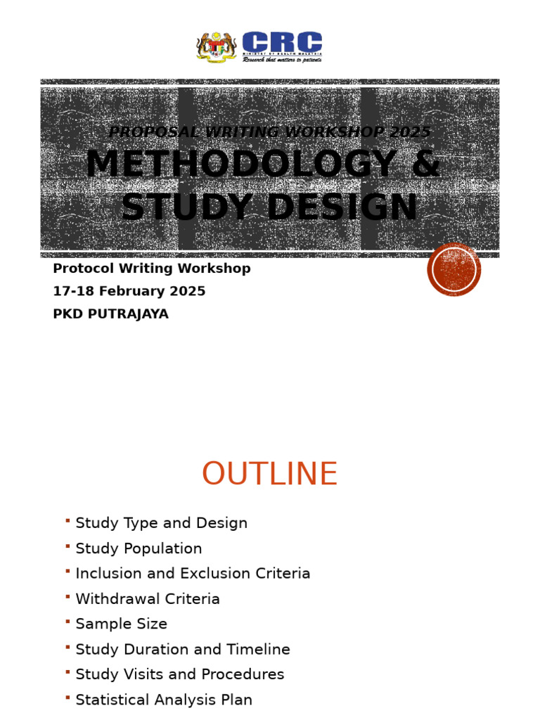 Slide Methodology & Study Design 2025 | PDF | Evaluation Methods | Medicine