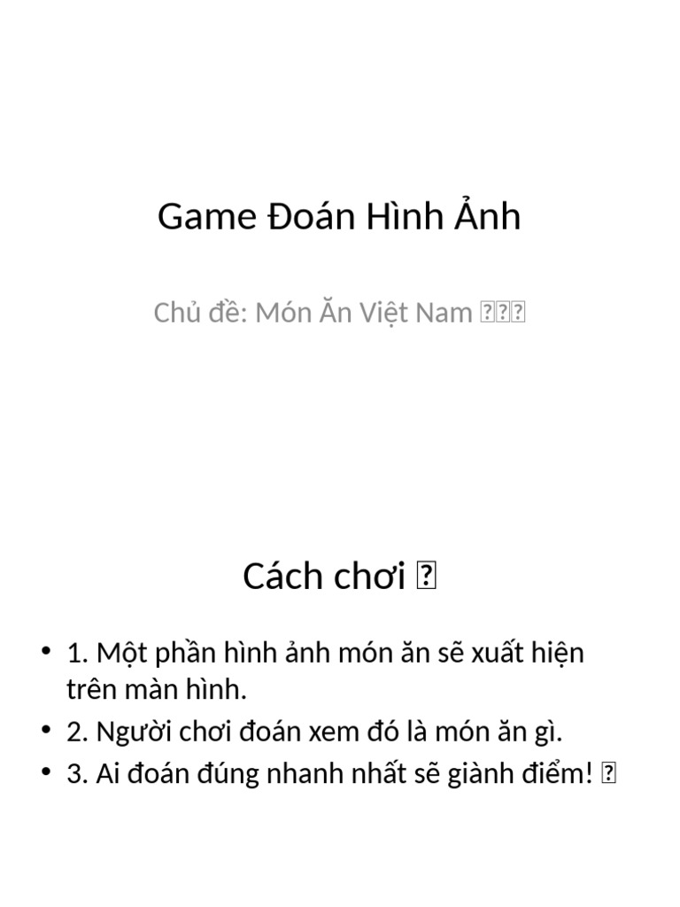 Game Doan Hinh Anh | PDF
