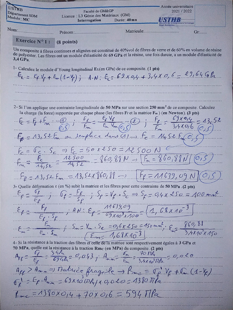 Correction Test MC | PDF