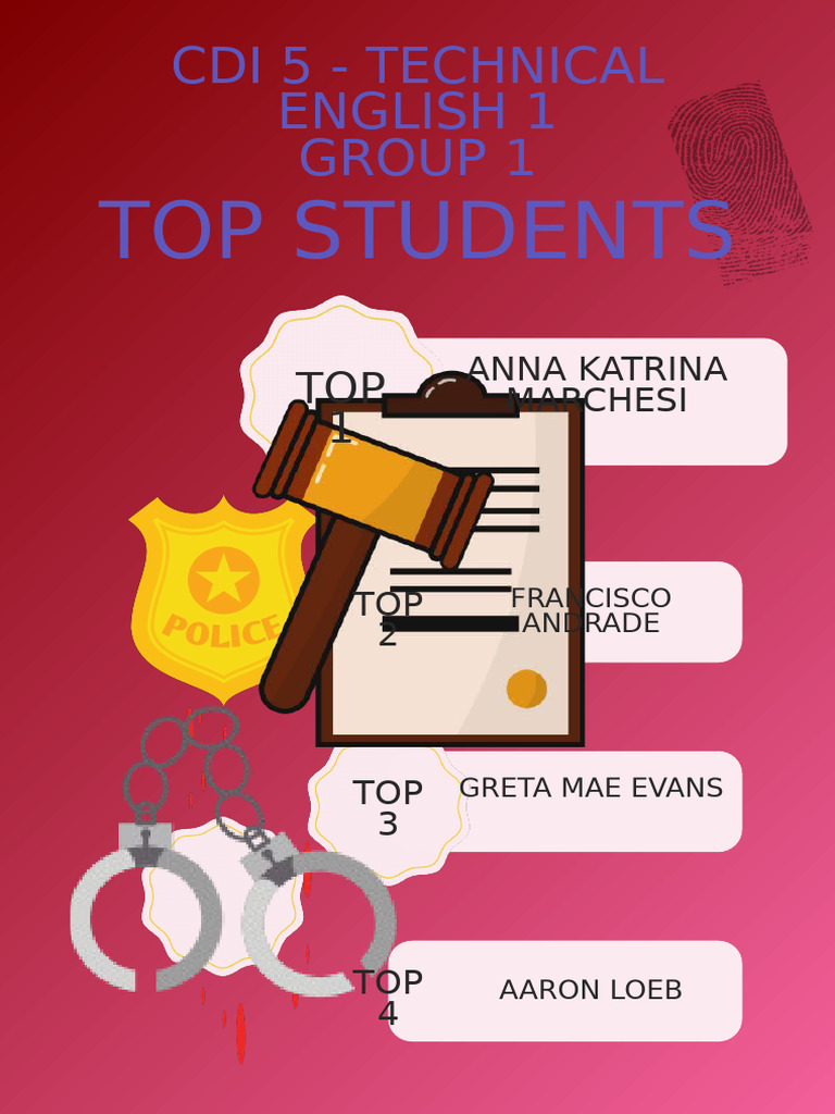 Yellow Red and Green Illustrative Monthly Top Students Classroom Poster ...