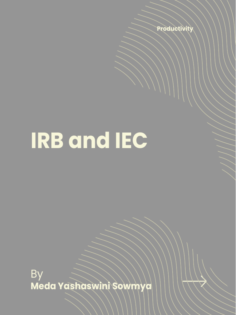 IEC and IRB’s Role in Protecting Human Participants | PDF | Institutional Review Board | Medicine