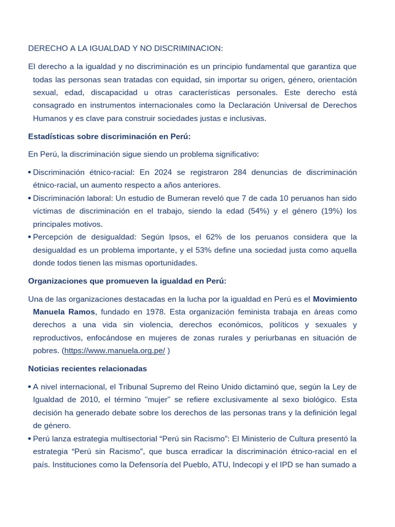 Derecho a La Igualdad y No Discriminacion - Union Sovietica | PDF | Unión Soviética | Política ...