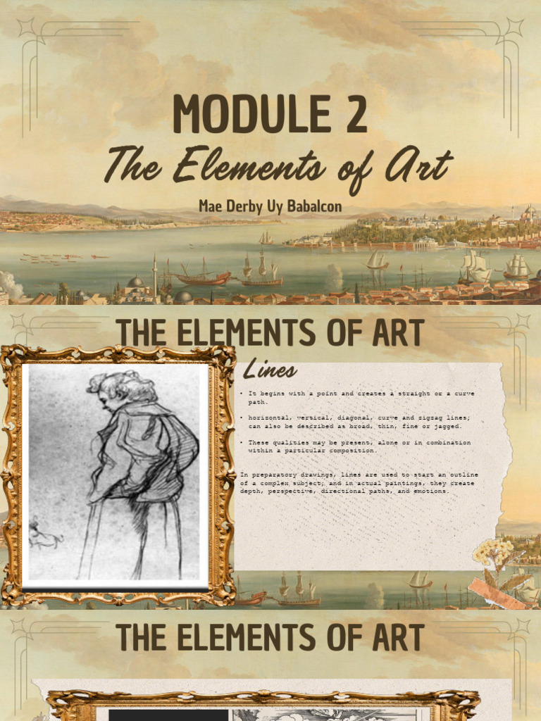 Module-2-Elements-of-Art-LINES-1 | PDF | Drawing