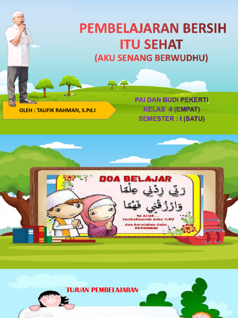 PTT Tata Cara Wudu Peer Teaching Ok | PDF