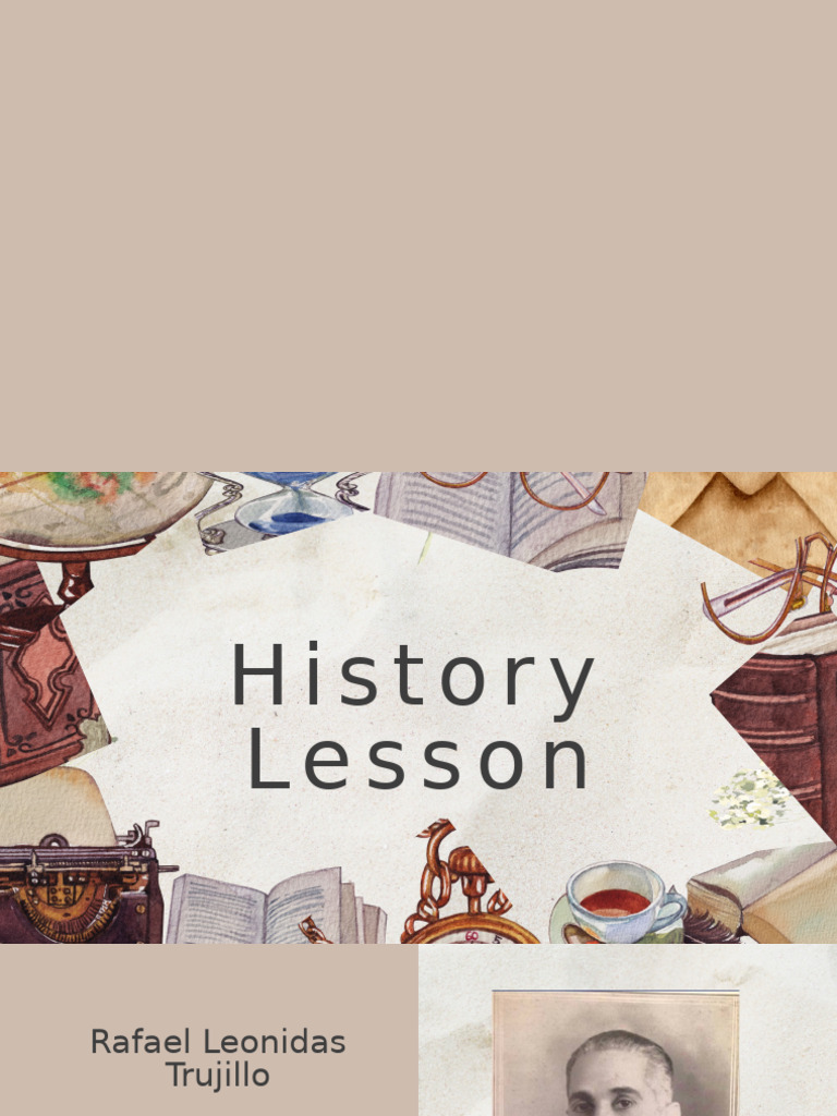 Beige and White Vintage History Lesson Education Presentation | PDF