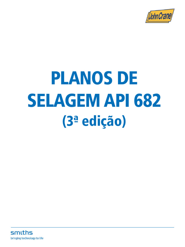 Planos de Selagem API 682: 3ª Edição | PDF | Pressão | Alternador de ...