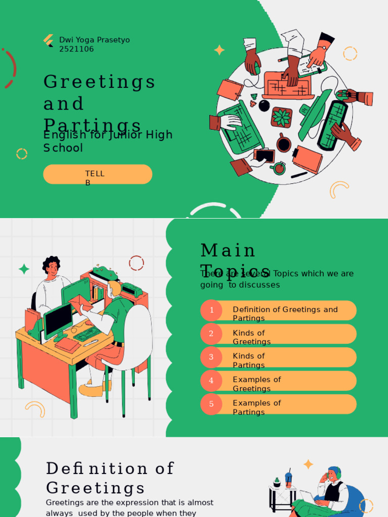 Greetings and Partings in English | PDF