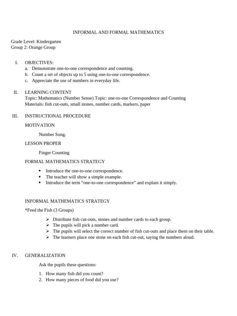 Informal and Formal Mathematics | PDF