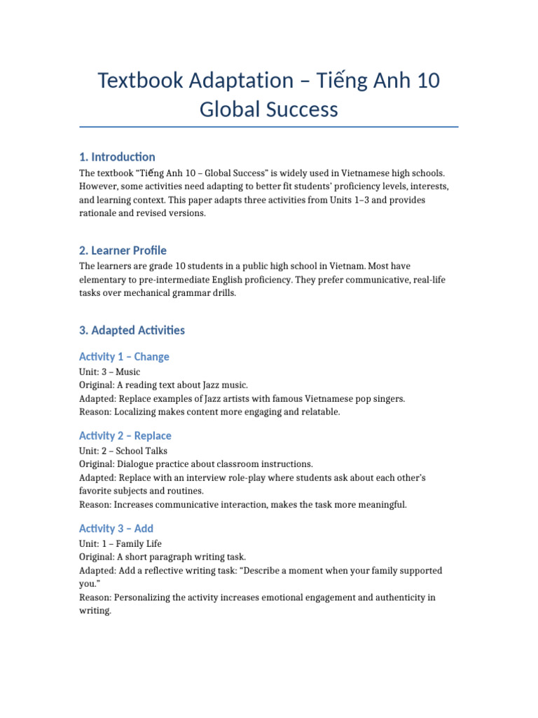 Textbook_Adaptation_Assignment_with_Practices | PDF
