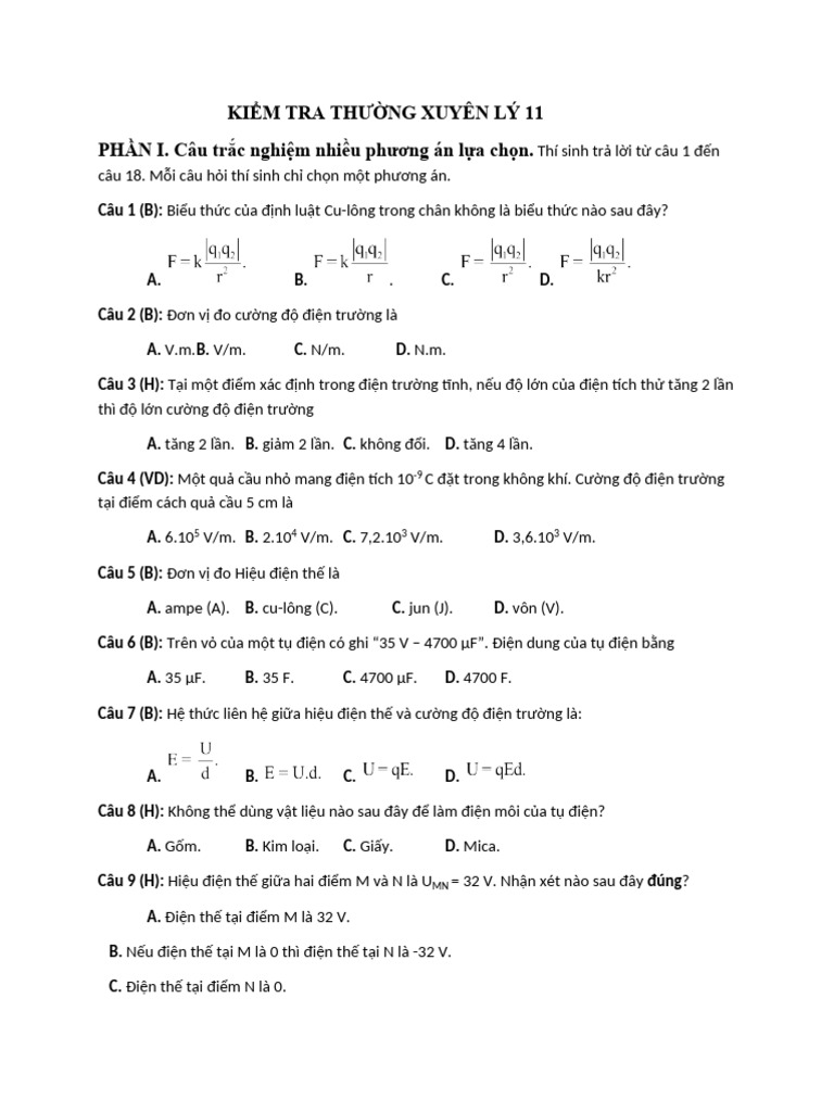 Ktra Li 11 hk2 | PDF