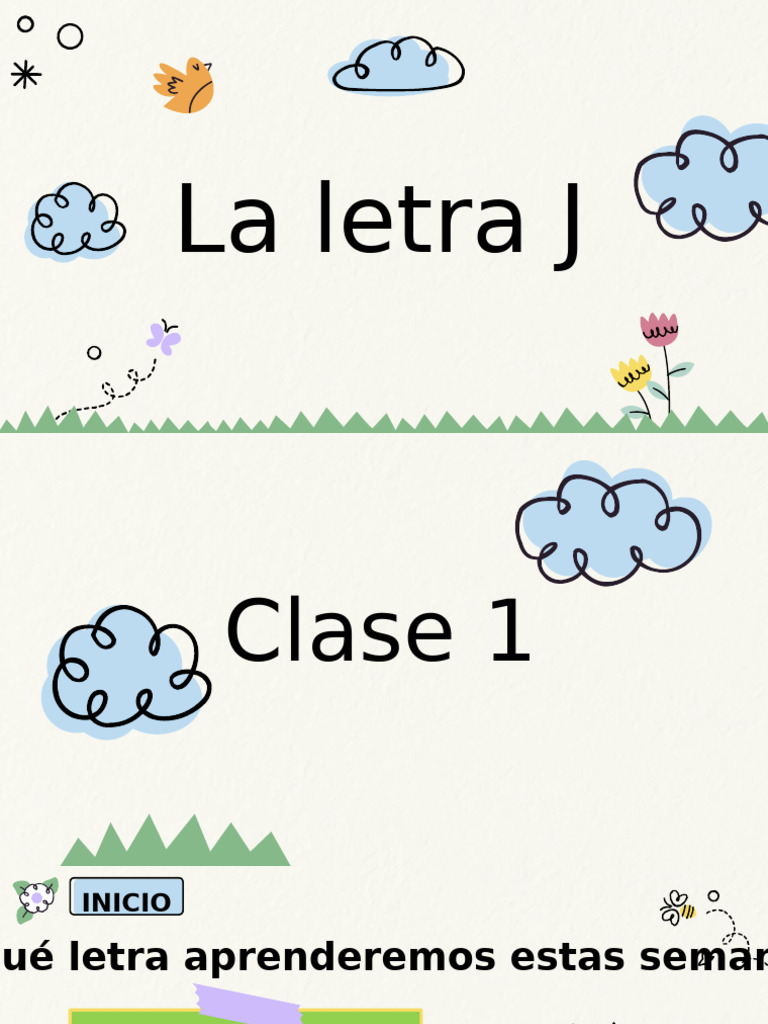 La Letra J | PDF