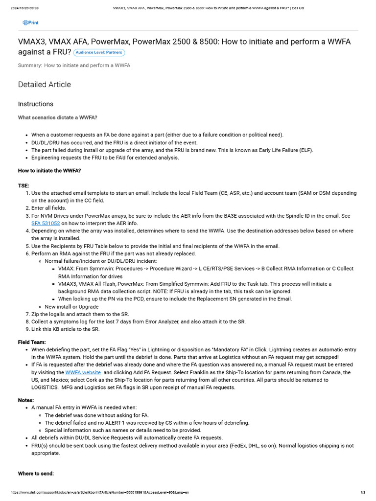 VMAX3, VMAX AFA, PowerMax, PowerMax 2500 & 8500_ How to initiate and ...