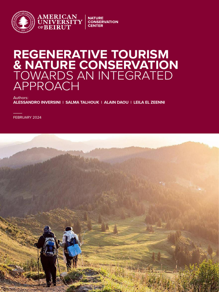 Regenerative Tourism and Conservation Insights | PDF | Tourism ...