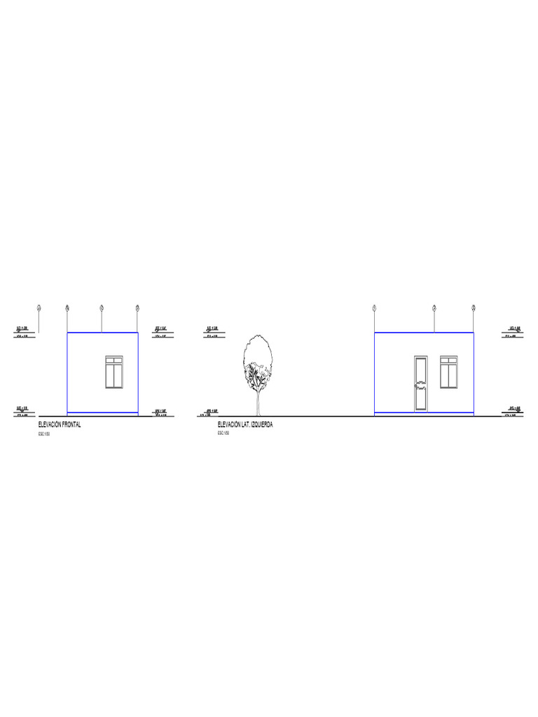 Elevaciones Planiamiento | PDF