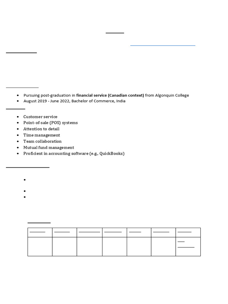 Student Seeking Part-Time Job Opportunities | PDF