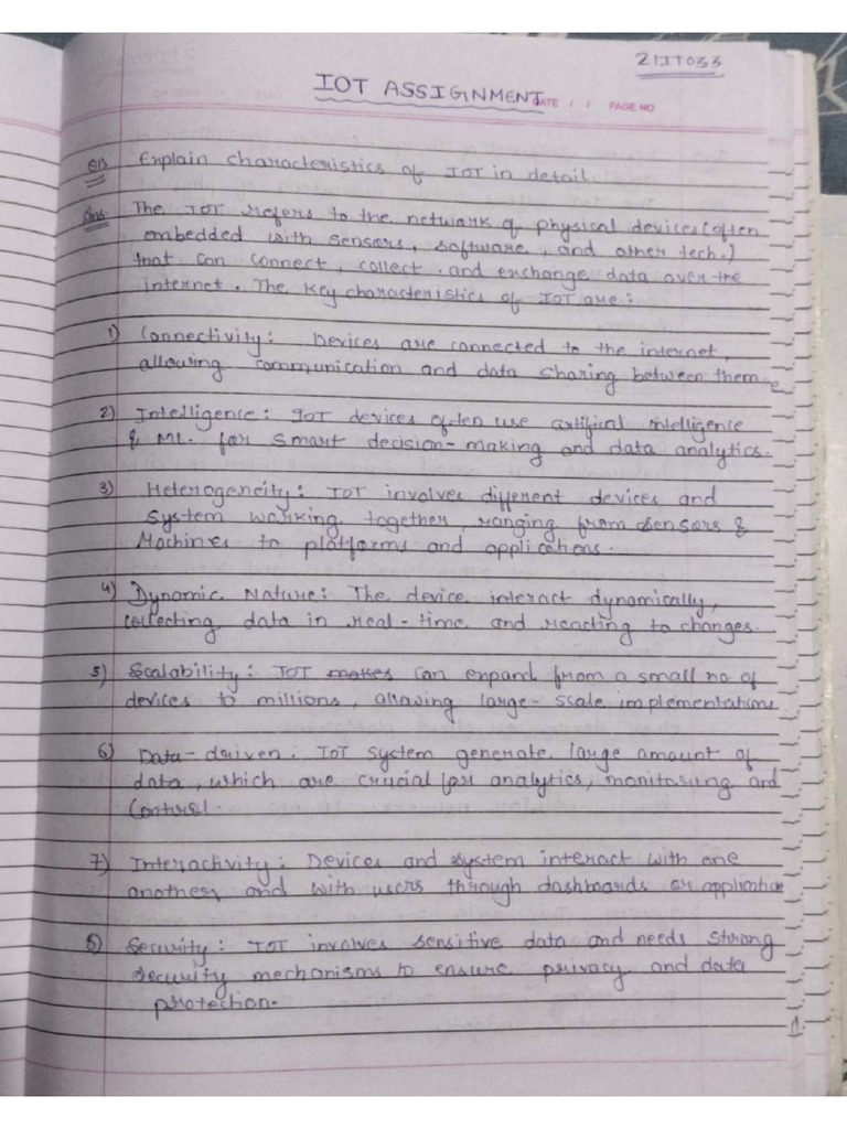 21it033 Iot Assignment 1 | PDF
