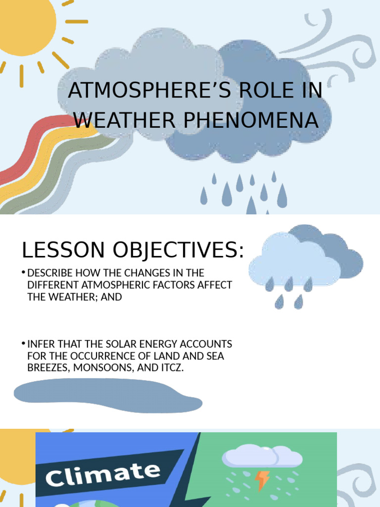 Wonders of Weather Interactive Presentation in Blue Gray Illustration ...